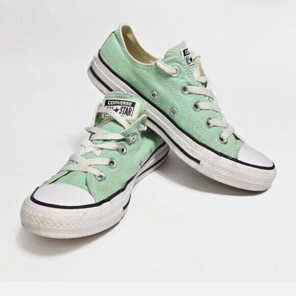 Converse | Shoes | Converse Mint Green Lowtop Sneakers | Poshmark